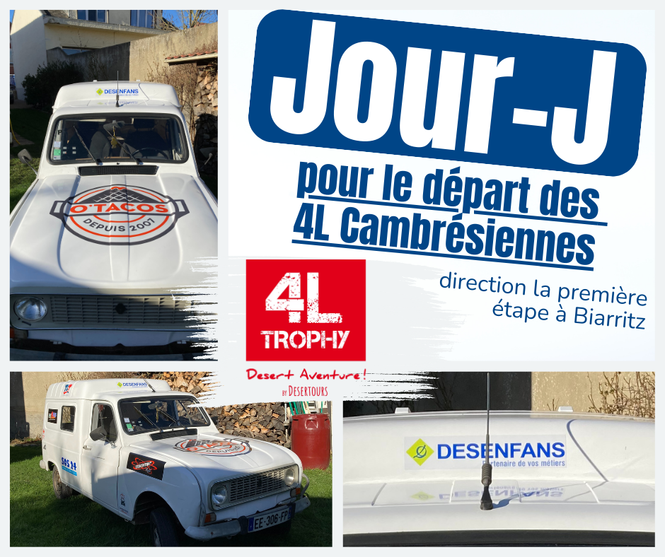 Le grand départ des 4L Cambrésiennes pour le 4L Trophy ! – Groupe ...